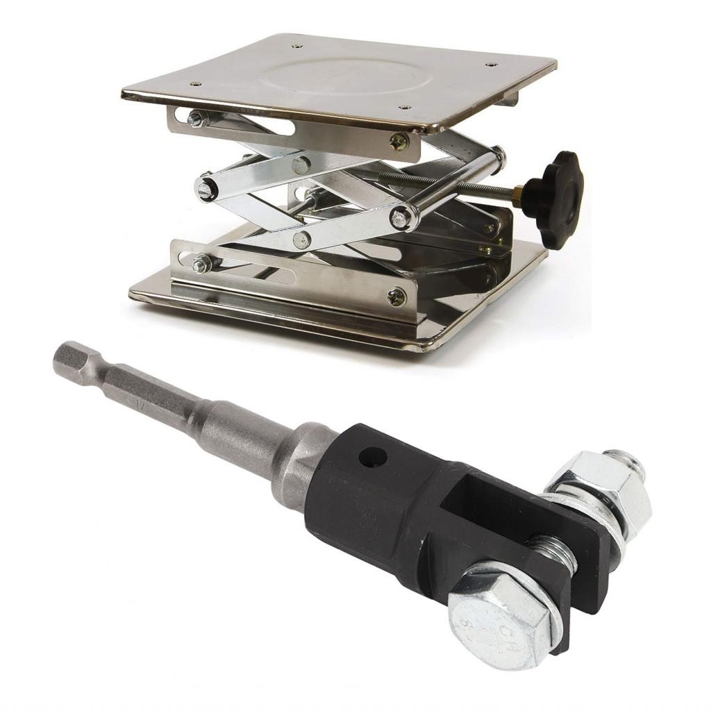 Treee Scissor Jack Socket Adapter 1/2inch Sturdy for Ring Jacks Double ...