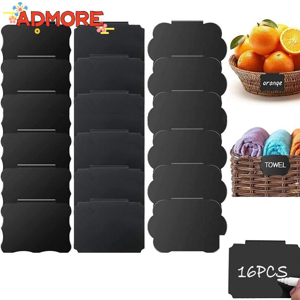ADMORE 50PCS Price Tags, Plastic Black Price Boards, Signage ...