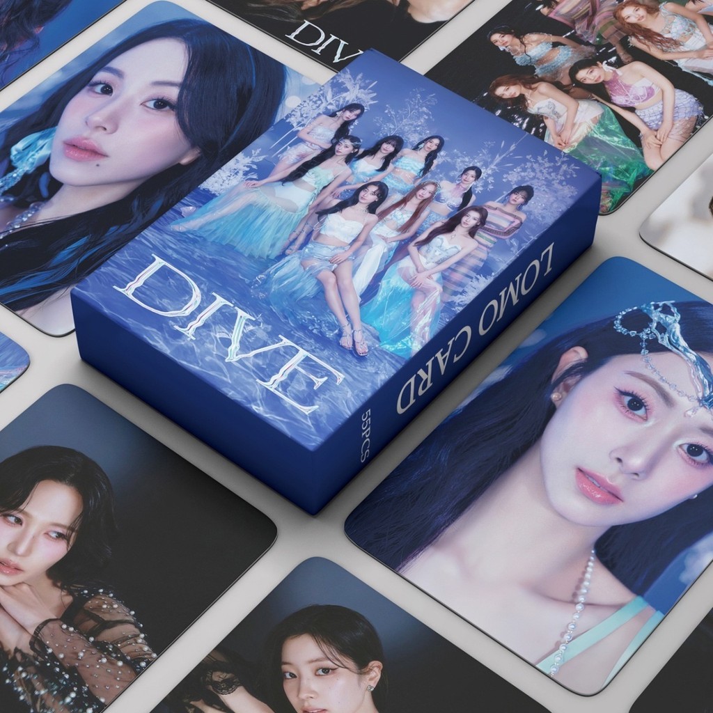 Hot-selling 55 TWICE Photocards New Album DIVE Cards Homemade Cards Lin ...