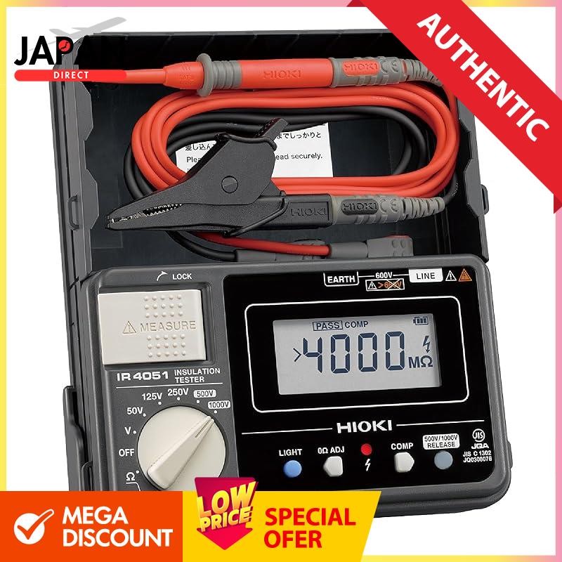 HIOKI Insulation Resistance Tester IR4051-10 Test Lead L9787 ...