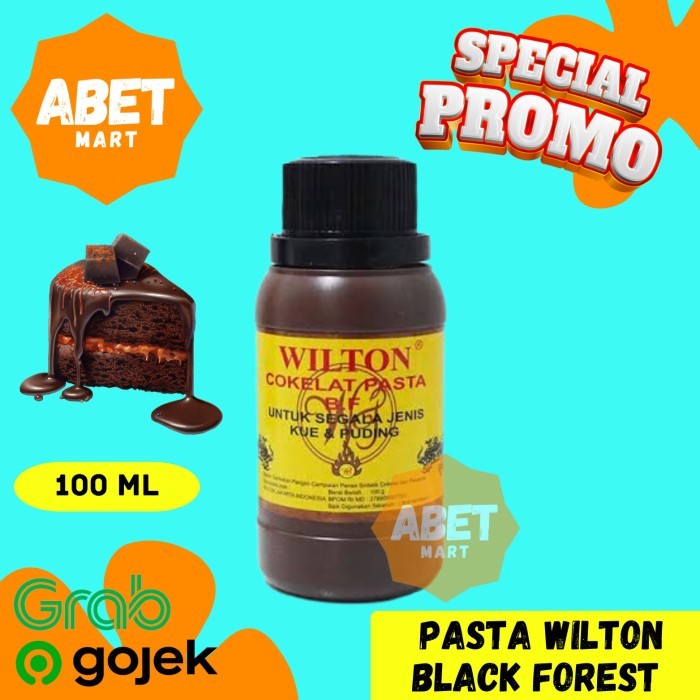 Wilton Chocolate Pasta Black Forest 100Gr - 100g Flavoring Food ...