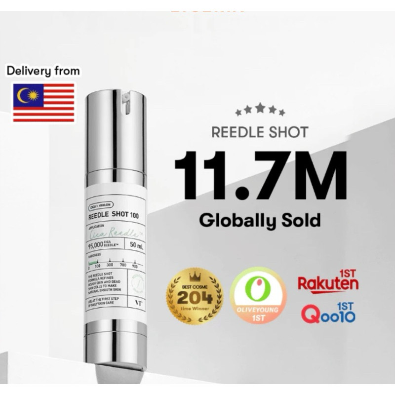 [VT] REEDLE SHOT 100 skin starter, skin absorption improvment + PDRN ...