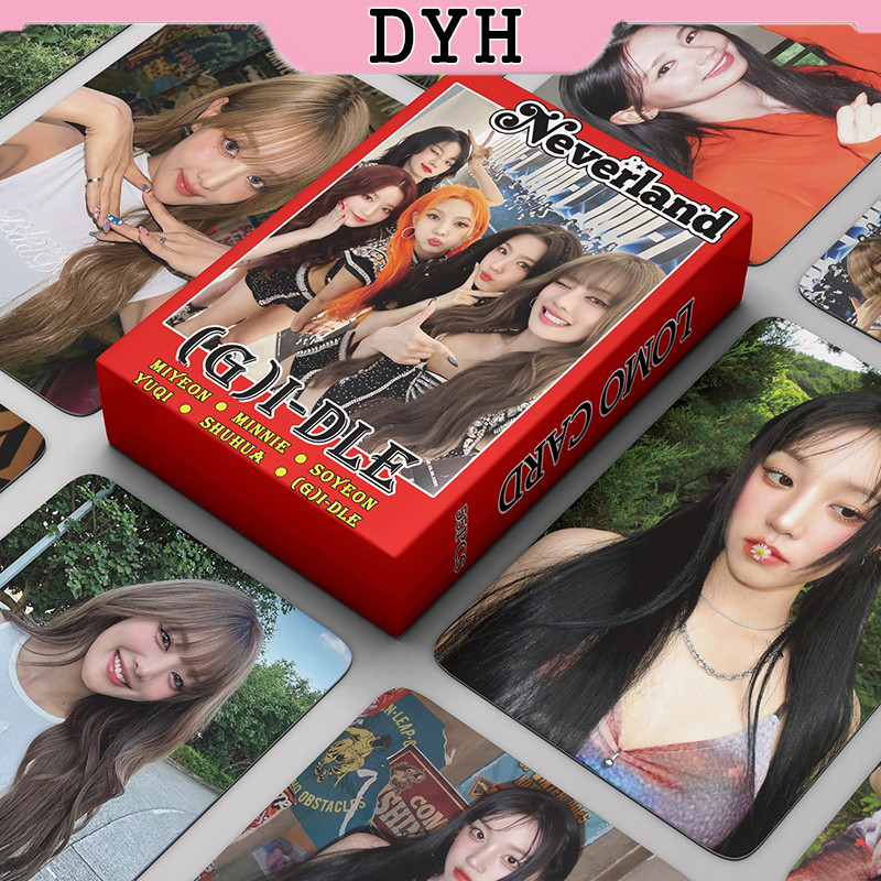 DYH 55pcs/box (G)I-DLE Photocards BLOOM Album KPOP LOMO Card Collection ...
