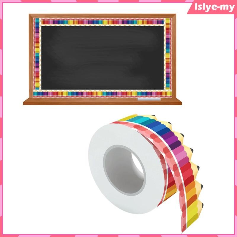 [LslyeMY] Pencil Bulletin Board Borders, Pencil Classroom Borders ...
