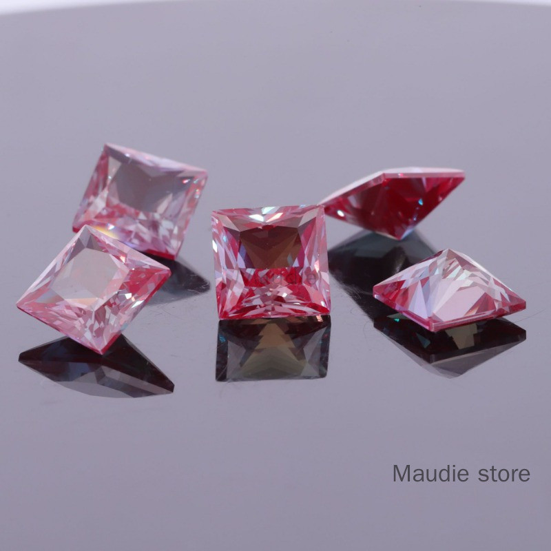 Princess Cut Lab Grown Alexandrite Fine Jewelry Photosensitive ...