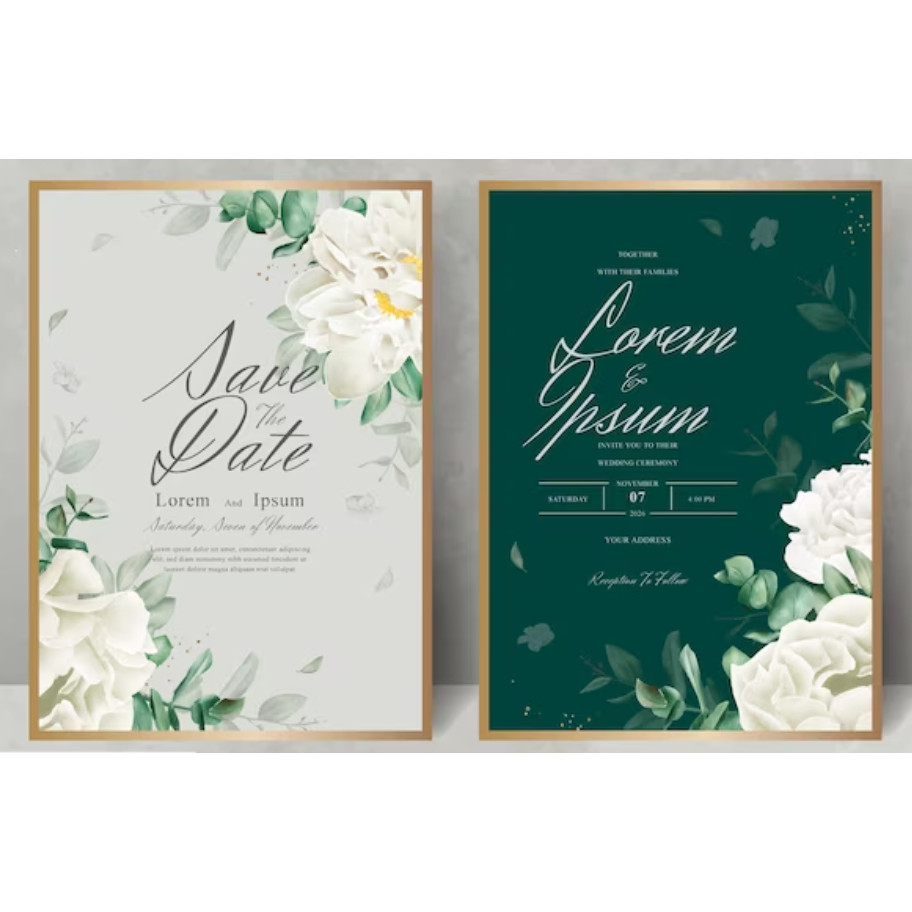 Kad Kahwin Murah PERCUMA Sampul | Kad Jemputan | Wedding Card ...
