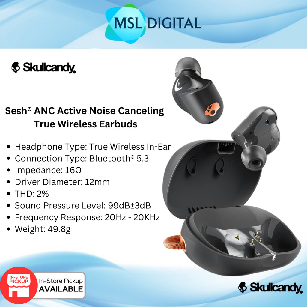 Sesh ANC Active Noise Canceling True Wireless Earbuds | Shopee Malaysia