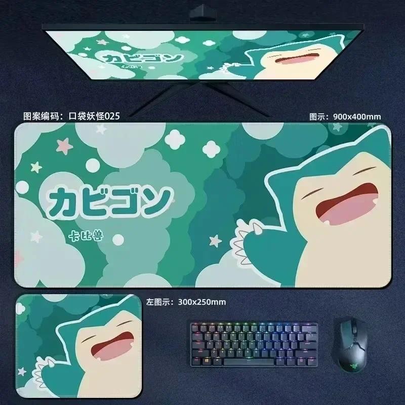 Pocket Monster Anime Pikachu Eevee Gaming Accessories Desk Mat Pokemon ...