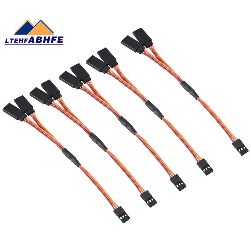 5Pcs 150mm Y Type Extended Line Extension Lead Wire Cable For Futaba Jr ...