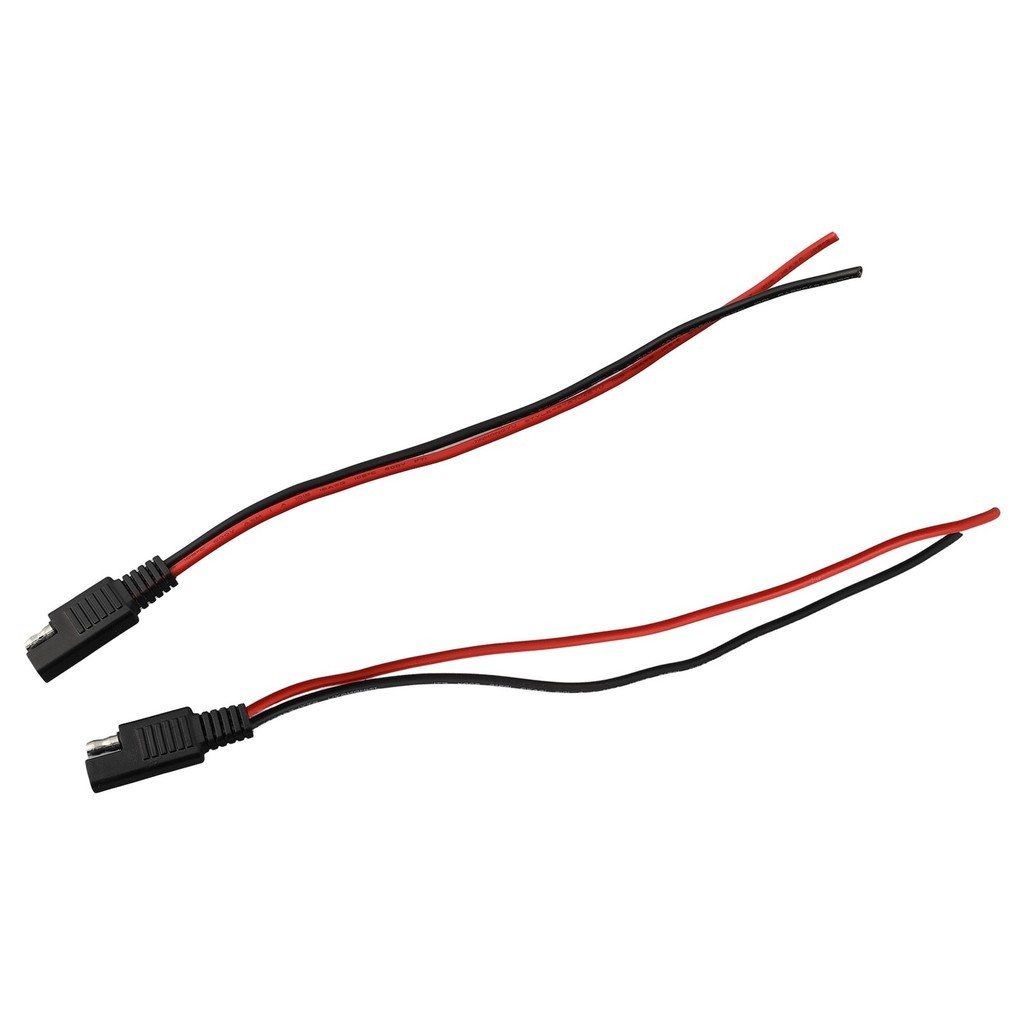 1Pair SAE Single Ended ExtensionCable,18AWG SAE Quick Disconnect Plug ...
