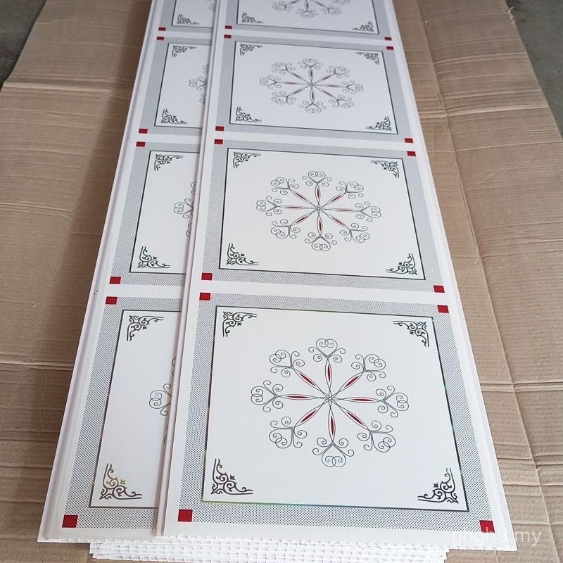 Pvc plastik gusset siling siling gantung bahan aksesori bumbung anti ...