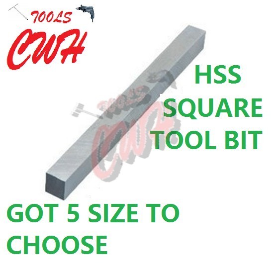 3/16" 1/4" 5/16" 3/8" 7/16" PRC HSS SQUARE TOOL BIT BITS LATHE CUTTER CUTTERS FOR CNC LATHE ...