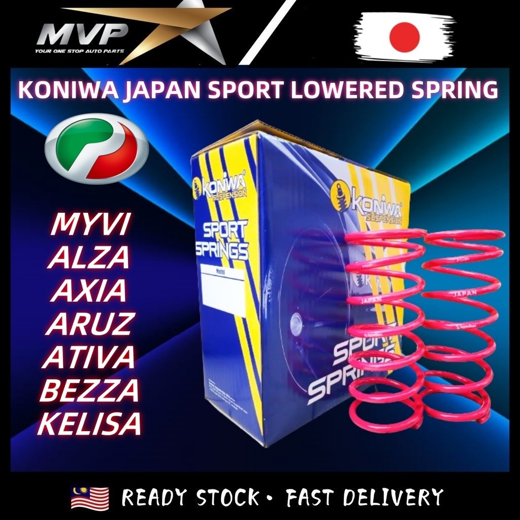 Koniwa Sport Spring Lowered Spring Japan Perodua Myvi Axia Bezza Alza ...