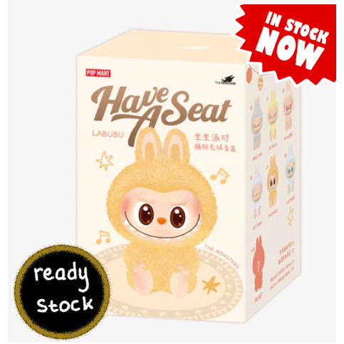 POPMART LABUBU Sitting Party Vinyl Plush Mystery Box Macaron 2nd ...