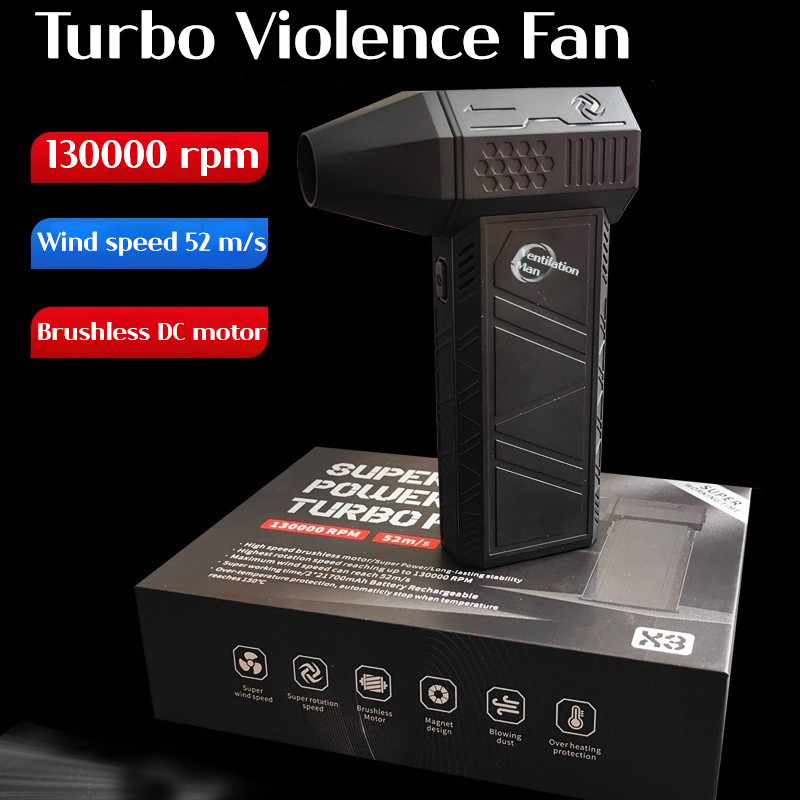 【ready stock】Powerful Blower Turbo 130000RPM Violent Fan Mini Turbo Jet ...