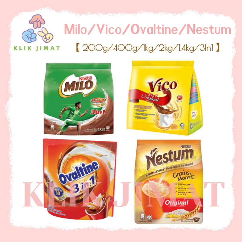 (NEW STORE OFFER) Nestle MILO Activ-Go Chocolate Malt Powder/VICO ...