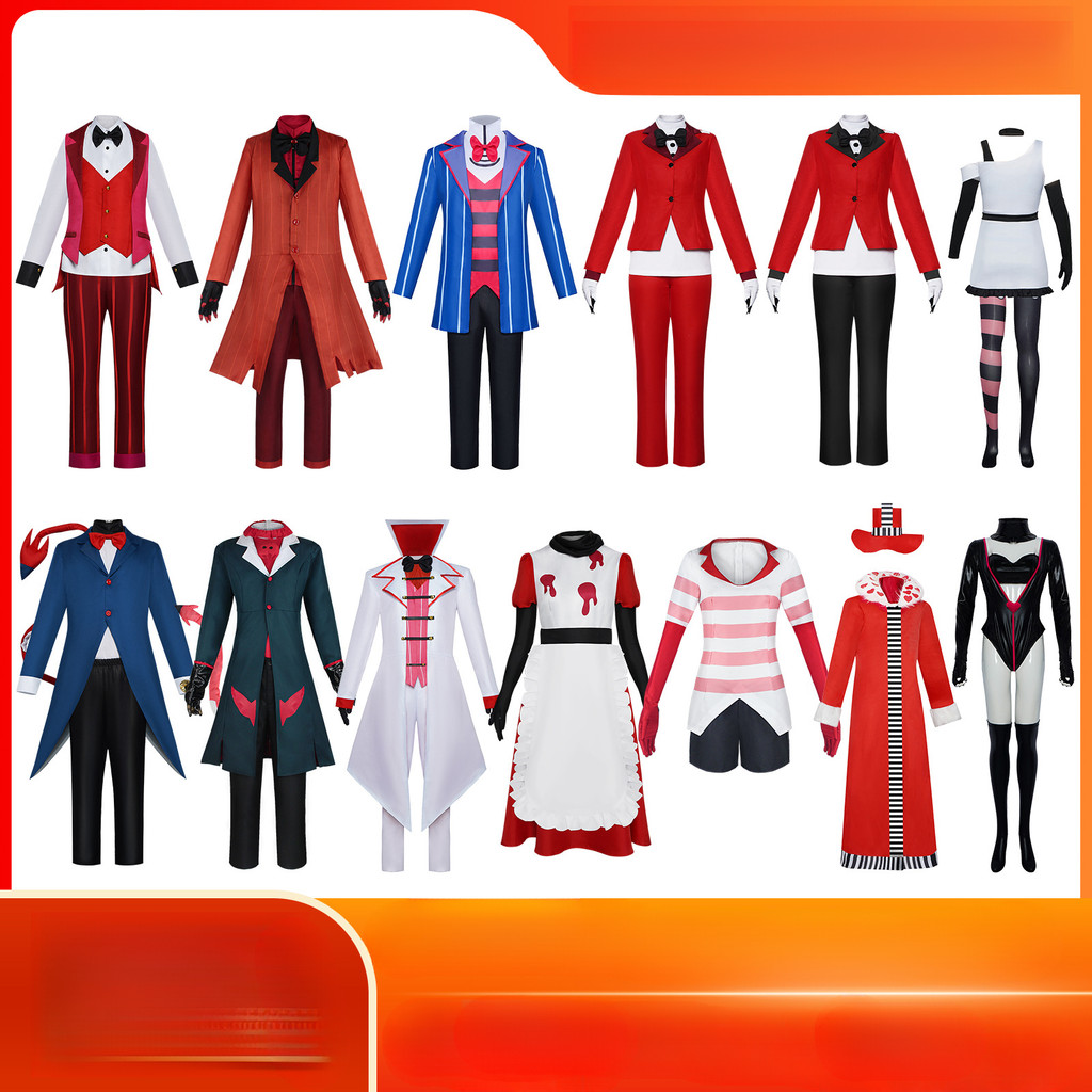 Hell Inn cos clothing Hell Inn Costume Blitzo cosplay Stage Halloween ...