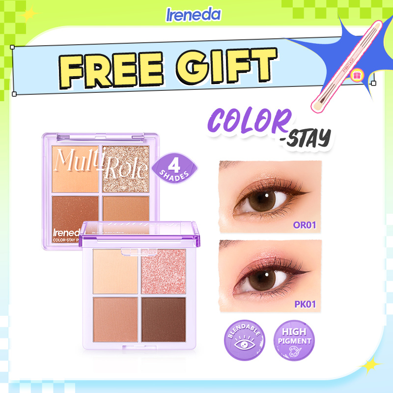 Ireneda Color-stay Pocket Palette Eyeshadow Palette Long-lasting High ...