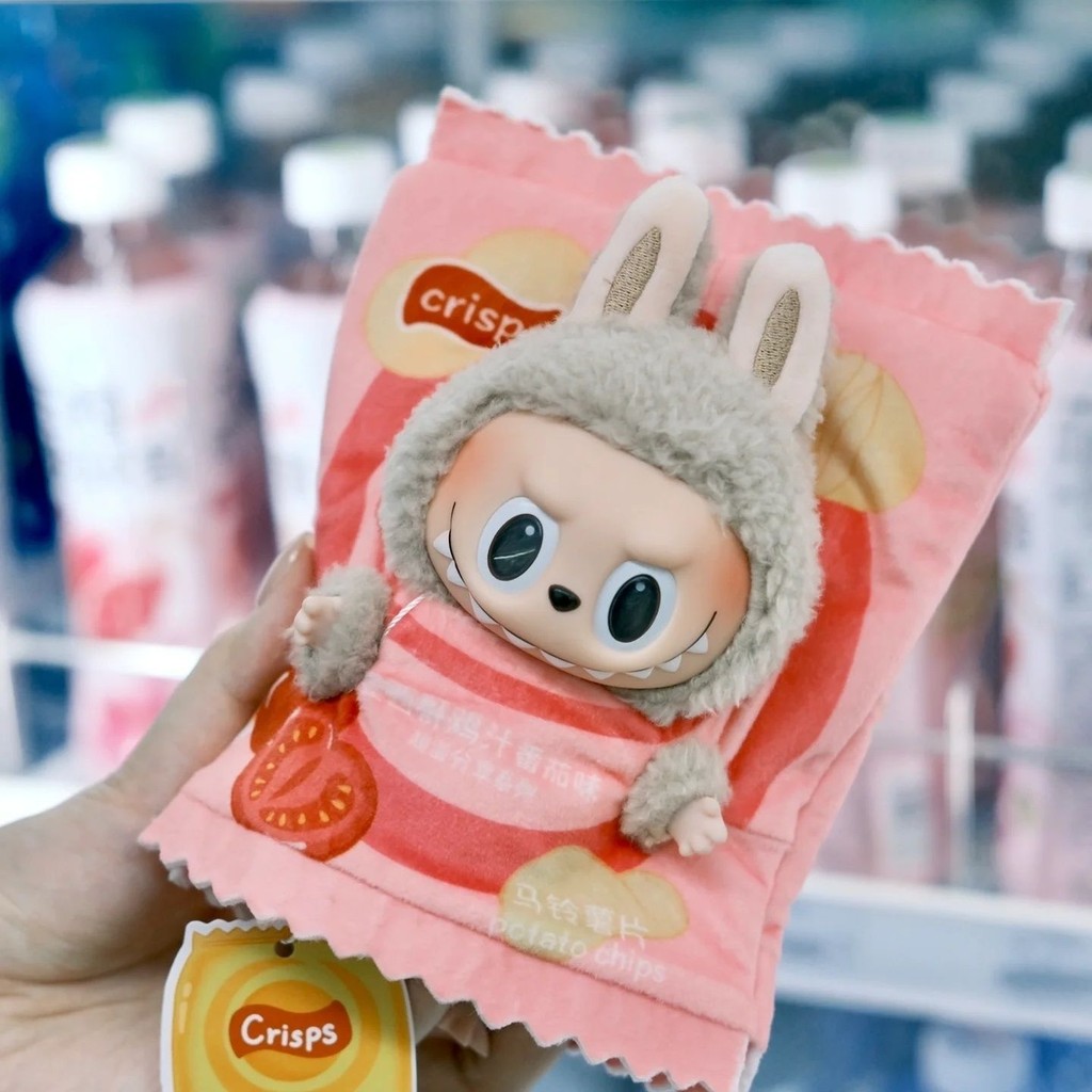 Labubu Peripheral Labubu Monster Doll Potato Chip Packaging Clothes ...