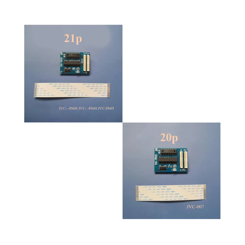 1pcs High Quality JVC 007 9605 21P 20P Chip PCB Board For Sega Saturn SS Direct Reading Card ...