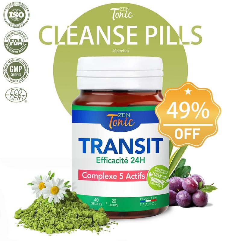 [Zen&Tonic Cleanse Pill] Gut Support Cleanse Peristalsis Digestive ...
