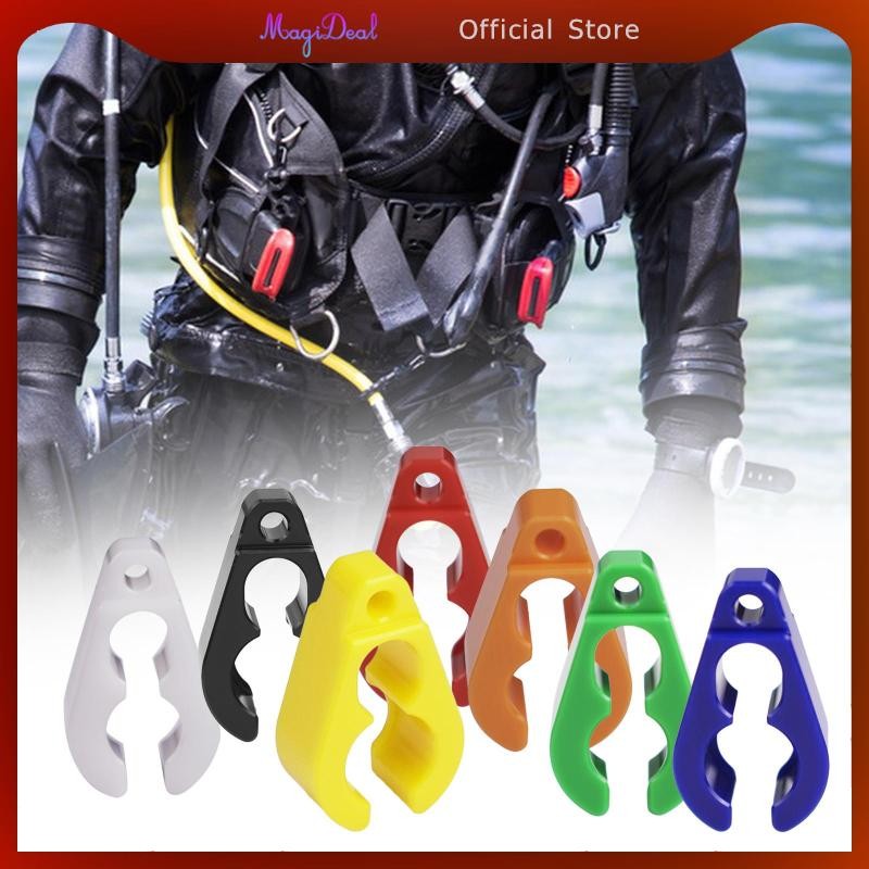 MagiDeal Long Hose Clip Retainer Gear Setup Underwater for Scuba Diving ...