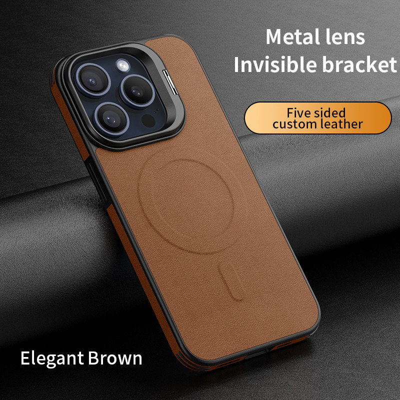 IPhone Casing Luxury Invisible lens bracket super strong magnetic ...