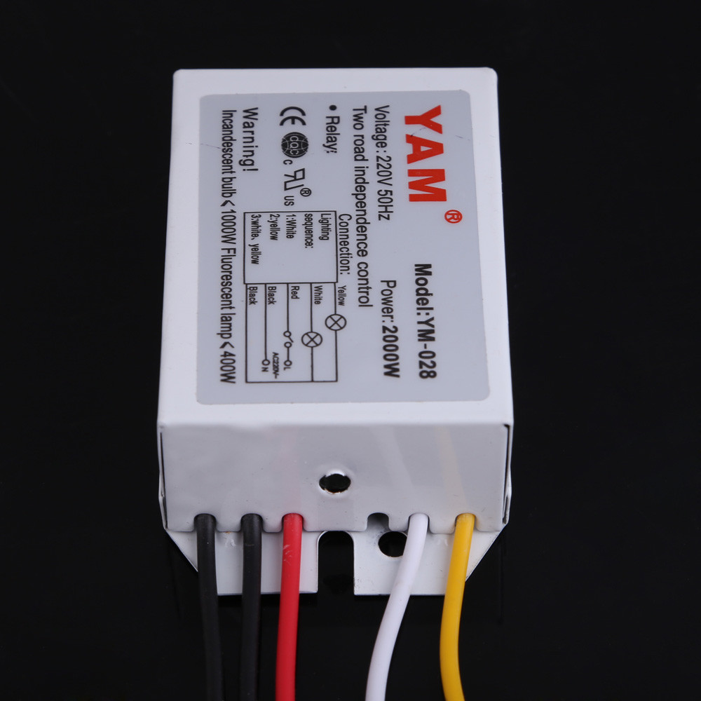 🔥Hot🔥220V 2 Ways Digital Subsection Switch 2000W Section Switch for ...