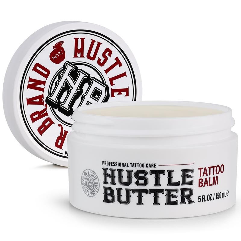 Hustle Butter 5oz Tattoo Balm For New & Older Tattoos - Safe While ...