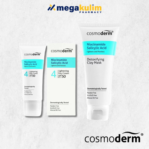 Cosmoderm Niacinamide Salicylic Acid (Lightening Day Cream SPF50 40mL ...