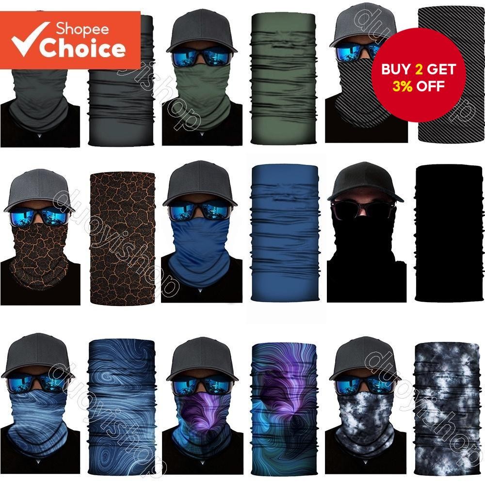 Anti Dust UV Buff Bandana Turban Head Scarf Face Motorcycle Bicycle ...