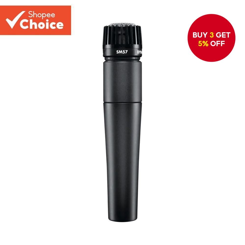 [Shopee Choice] SM57 Dynamic Instrument Microphone-Contoured Frequency ...
