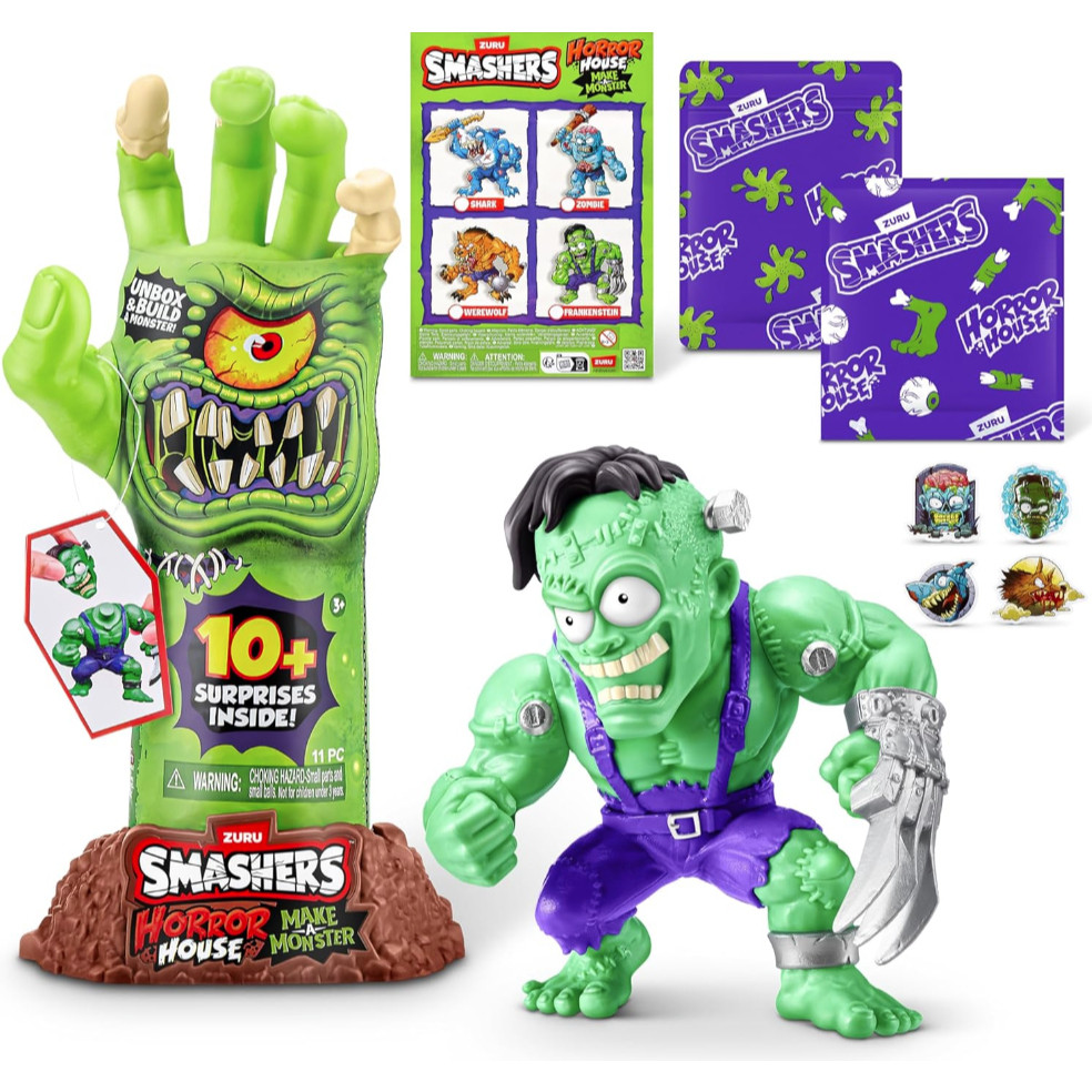 ZURU Smashers Horror House Dissect Zombie Frankenstein Shark Werewolf ...
