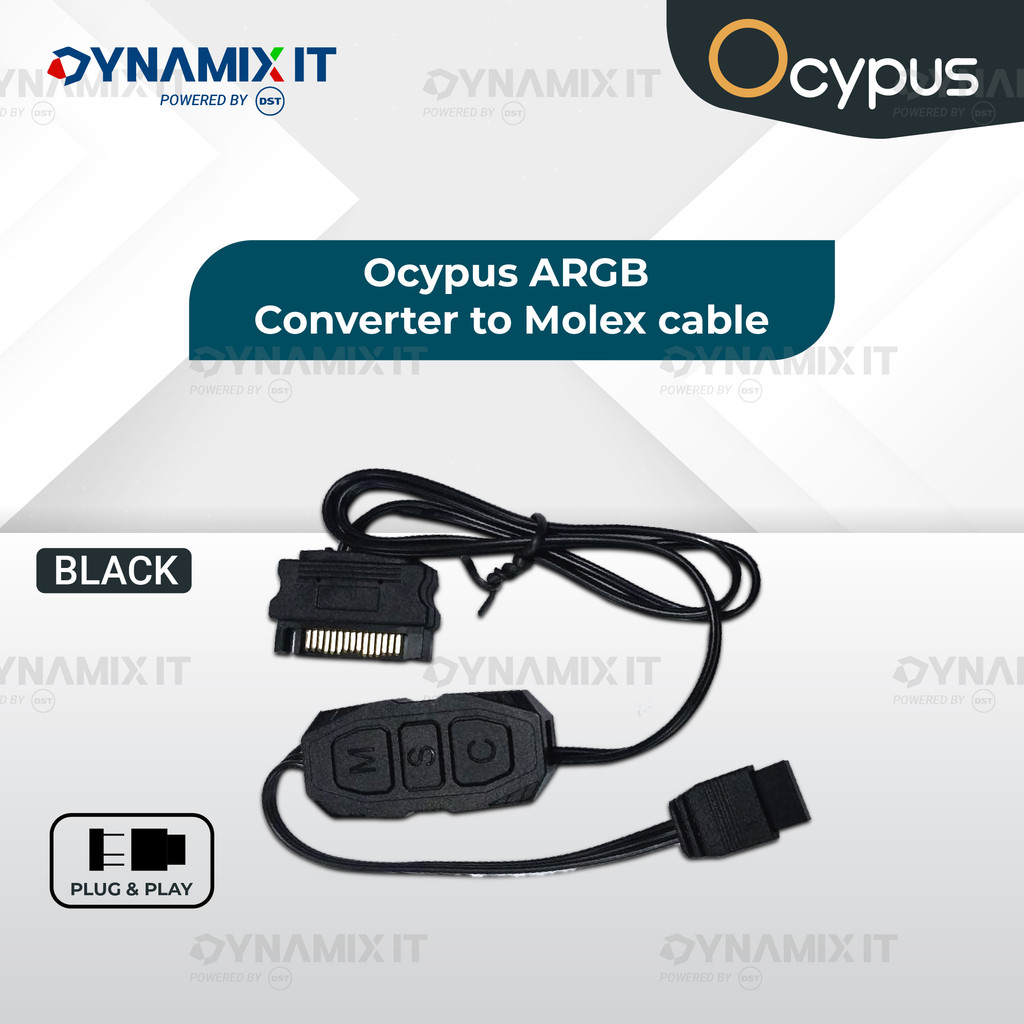 Ocypus ARGB Converter to Molex Cable | Ocypus ARGB Converter to Molex ...