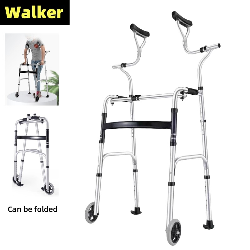 Elderly Rehabilitation Training Walker Underarm Crutche Walking Stick ...