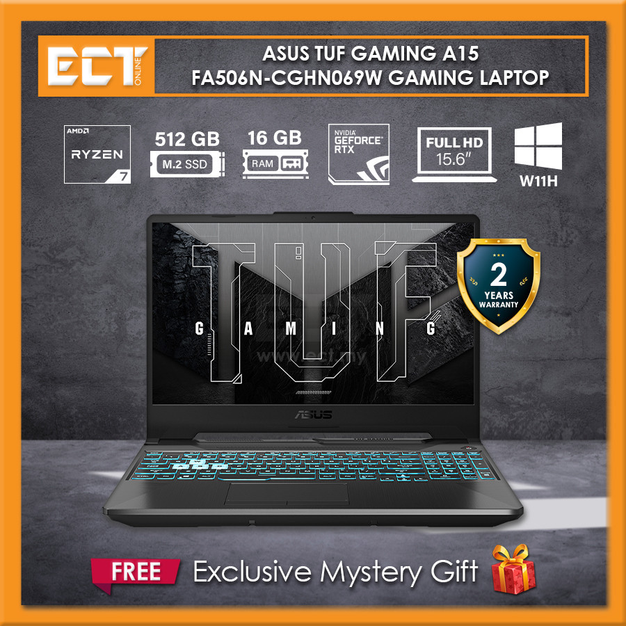 Asus TUF Gaming A15 FA506N-CGHN069W Gaming Laptop (R7-7445HS 4.70GHz ...