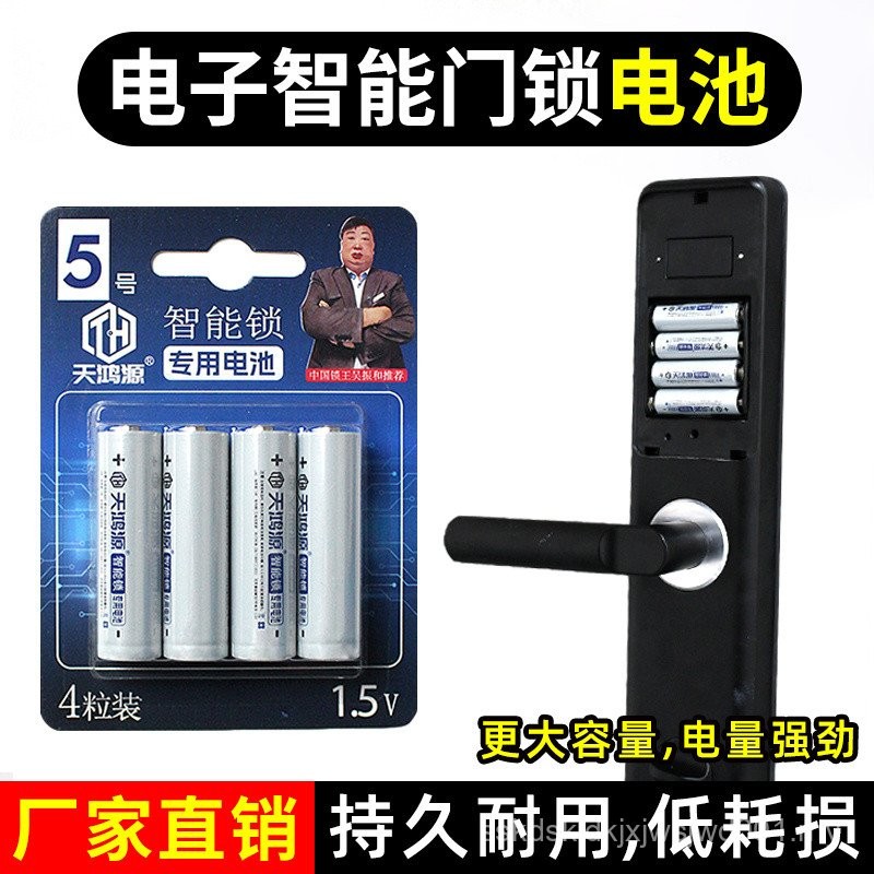 Smart Lock Dedicated Battery No. 5 LR6AA Alkaline 1.5v Durable ...