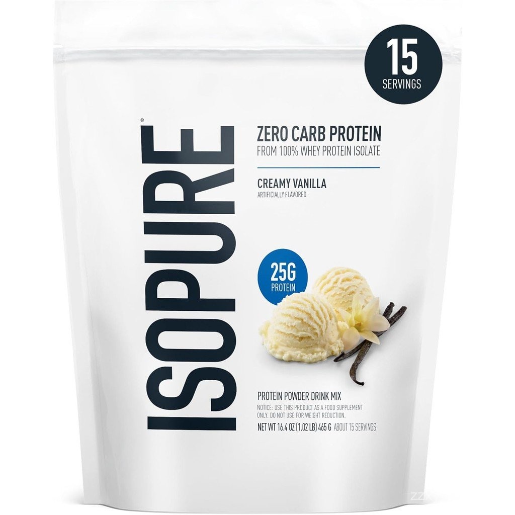 Serbuk Protein Keto Isopure Zero Carb, Vanila berkrim, 0.4 kilogram ...