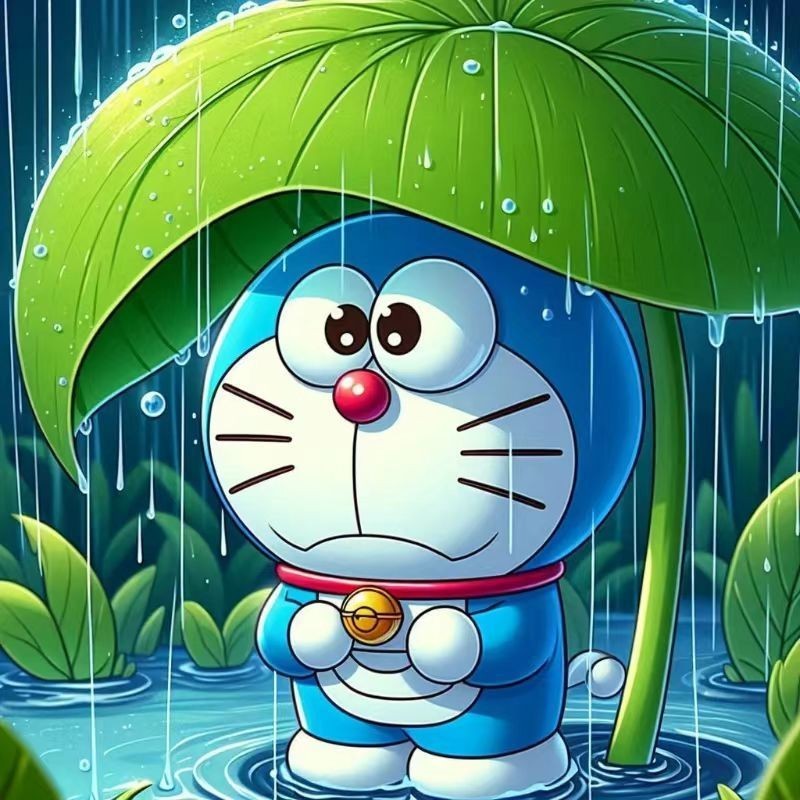 Waterproof Sticker Doraemon Poster Sticker Wall Room Indoor Wallpaper ...