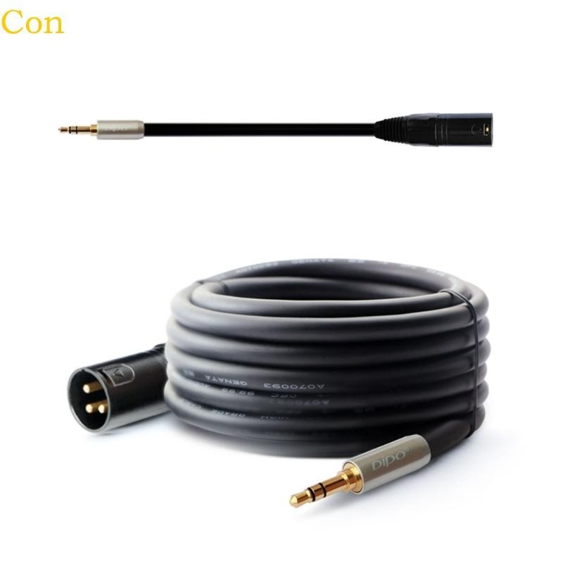 Con 3 5mm TRS Male to XLR Male Receiver Output Mic Balanced Cable ...