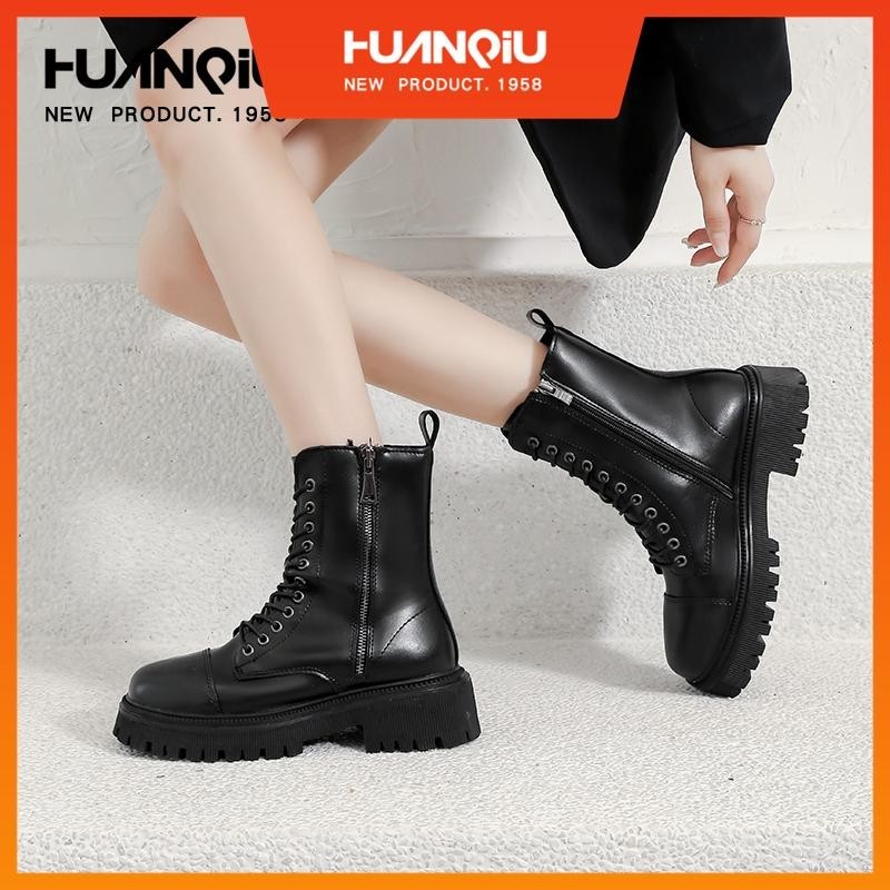 British Style Martin Boots Women All-Match Thick-Soled New Casual ...