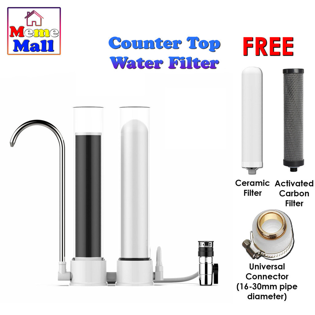 Domestic Water Filter Counter Top Ceramic Activated Carbon Clean Water ...