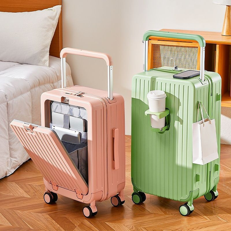 Inch Wide Men Rod Pull Front Opening Student Travel Multifunctional ...