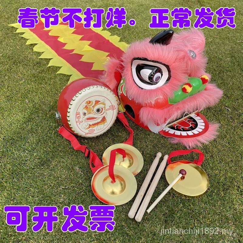 Plastic Dance Lion Dance Lion Dance Props Whole Set Children Lion Dance ...