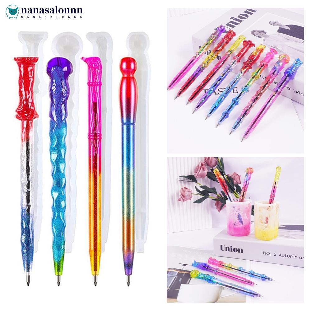 NANASALONNN DIY Crystal Epoxy Resin Mold Irregular Shape Magic Wand ...