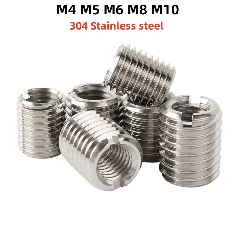 M4 M5 M6 M8 M10 304 Stainless Steel Internal And External Thread Nut ...