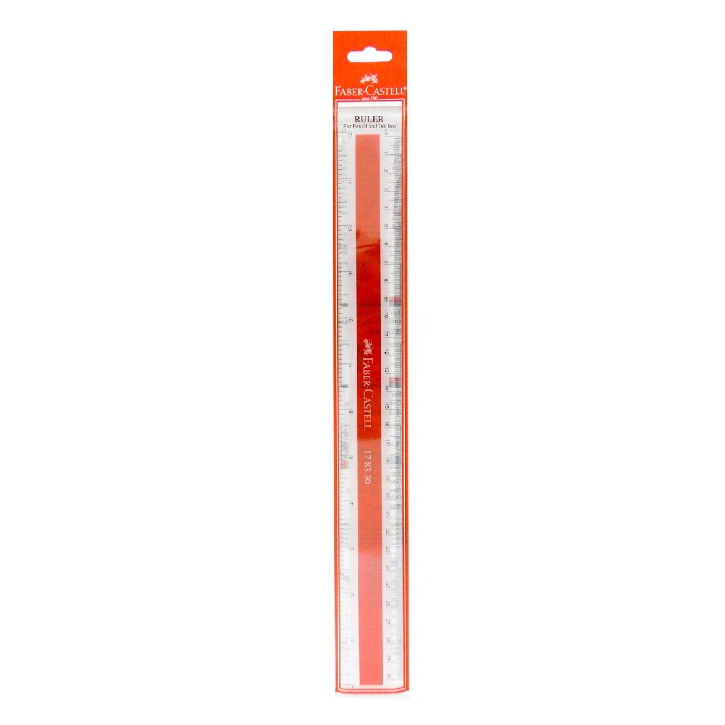 Faber-Castell Ruler (30cm) | Shopee Malaysia