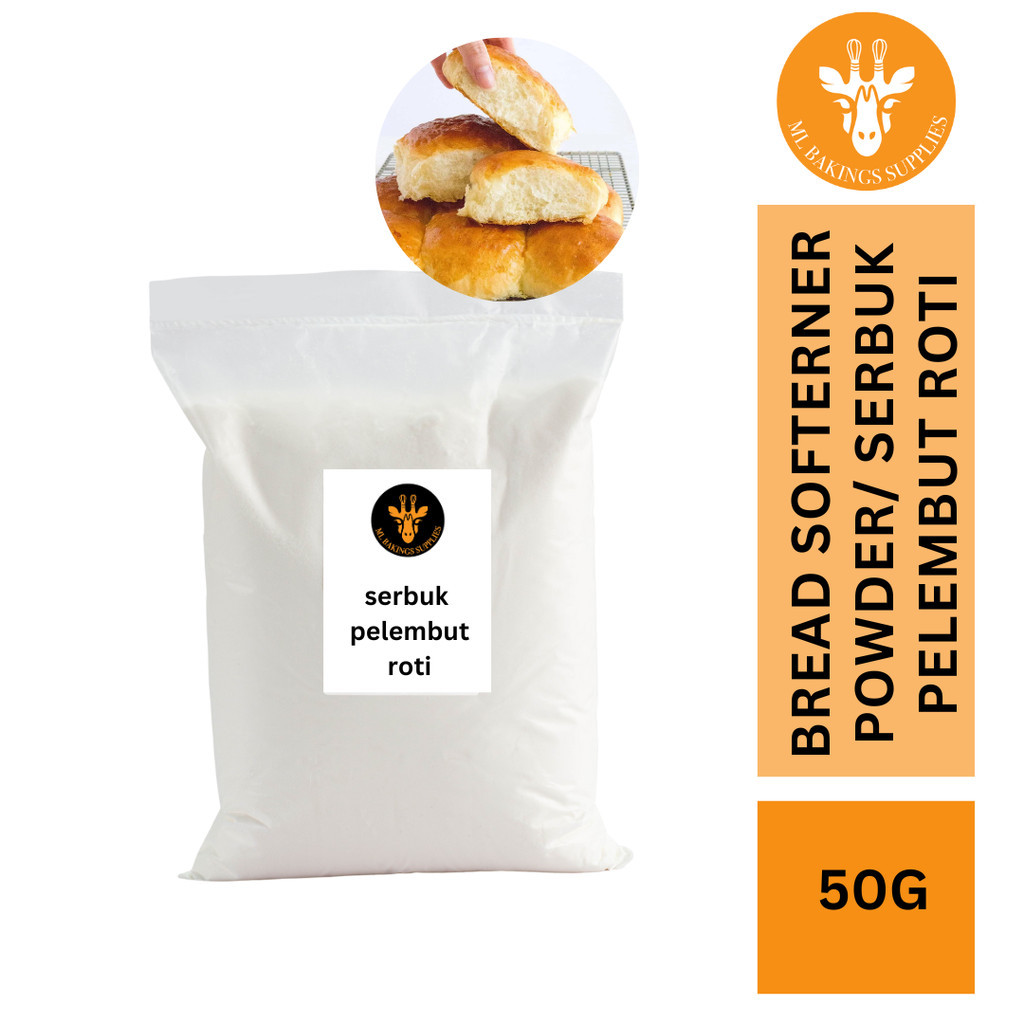 [READY STOCK] Bread Softener Powder / Serbuk Pelembut Roti 50G | Shopee ...