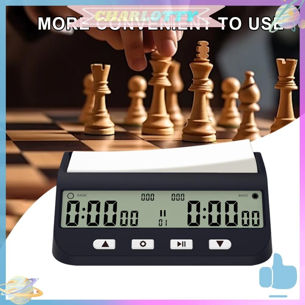 CHA Chess Clock Digital Chess Timer for Chess Game I-GO and Chinese ...