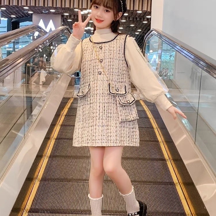 Allen's Autumn New Arrival 2408 Promotion Girls Spring Dress 2024 New ...